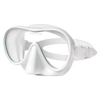 China Customized Anti Fog Frameless Silicone Freediving Mask with Tempered Glass for sale
