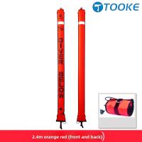 China High Visibility Customize 2.4M 3M Inflatable Scuba Diving Buoy For Underwater Equipment for sale