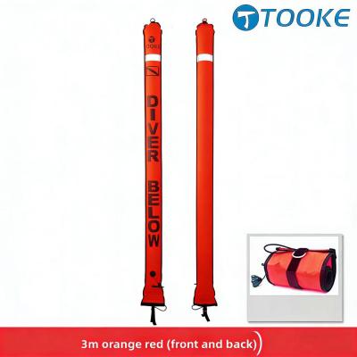 China High Visibility Customize 2.4M 3M Inflatable Scuba Diving Buoy For Underwater Equipment for sale