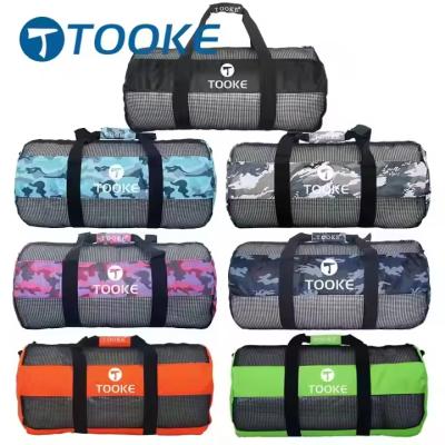 China Custom Duffle Gear Bags Scuba Fin Bag Diving Mesh Bag For Outdoor Traveling Snorkeling for sale