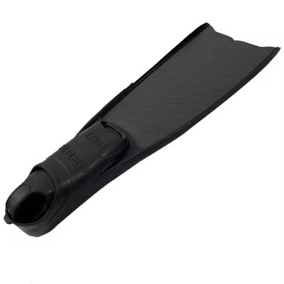 China Freedive Black Short Blade Carbon Fiber Fins For Water Sports Swimming for sale
