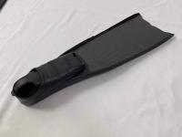 China Freedive Black Short Blade Carbon Fiber Fins For Water Sports Swimming for sale