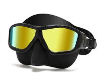 China Customized Low Volume Snorkeling Mask with Panoramic View and Anti-fog Coating for Free Diving for sale