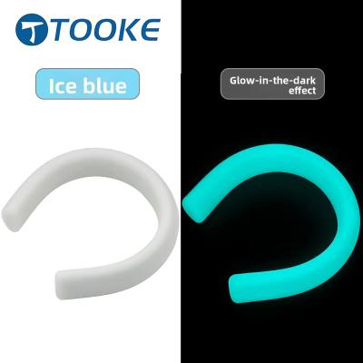 China Fluorescent Foldable Freediving Neck Weight for Underwater Training in 1kg 1.5kg or 1.8kg Options for sale