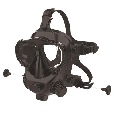 China Full Face Snorkeling Mask with Tempered Glass Lens and Liquid Silicone Strap - 550g Lightweight Underwater Gear for sale