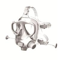 China Full Face Snorkeling Mask with Tempered Glass Lens and Liquid Silicone Strap - 550g Lightweight Underwater Gear for sale