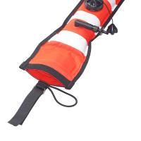 China Customizable 150 cm High-Visibility Orange Surface Marker Buoy for Diving and Snorkeling for sale