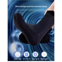 China Custom Logo 3mm Thickness Neoprene Diving Socks with Non-Slip Sole for Snorkeling and Kayaking for sale