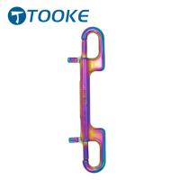 China Colorful Iridescent Stainless Steel Swivel Hook with 360-Degree Rotation for Sidemount Diving for sale