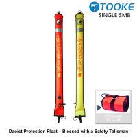 China 150cm Custom Logo Reflective Inflatable Diving Buoy Dive Safety Marker Buoy for Snorkeling for sale