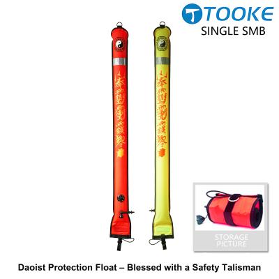 China 150cm Custom Logo Reflective Inflatable Diving Buoy Dive Safety Marker Buoy for Snorkeling for sale