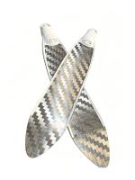 China New Design Electroplated Silver Finish T700 Carbon Fiber Long Fins for Freediving and Spearfishing for sale