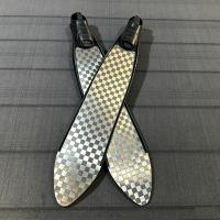 China New Design Electroplated Silver Finish T700 Carbon Fiber Long Fins for Freediving and Spearfishing for sale