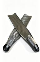 China Premium T700 Carbon Fiber Freediving Fins with 930MM Length and 20-Degree Blade Curvature for Optimal Performance for sale