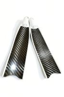 China Premium T700 Carbon Fiber Freediving Fins with 930MM Length and 20-Degree Blade Curvature for Optimal Performance for sale