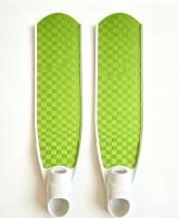 China Premium T700 Carbon Fiber Freediving Fins with 20° Blade Angle and 980mm Length for Deep Diving for sale