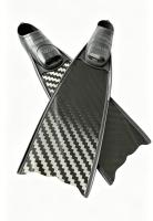 China Custom Logo Buoyant Short Blade Carbon Fiber Freediving Mermaid Fins For Snorkeling for sale