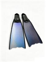 China Custom Logo Buoyant Short Blade Carbon Fiber Freediving Mermaid Fins For Snorkeling for sale