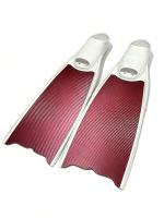 China Custom Logo Buoyant Short Blade Carbon Fiber Freediving Mermaid Fins For Snorkeling for sale