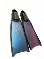 China Custom Logo Buoyant Short Blade Carbon Fiber Freediving Mermaid Fins For Snorkeling for sale