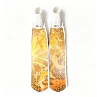 China Customizable T700 Carbon Fiber Freediving Fins - 1.5kg Lightweight Spearfishing Fins for Men & Women for sale