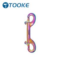 China Colorful Iridescent Stainless Steel Swivel Hook with 360-Degree Rotation for Sidemount Diving for sale