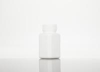 China 100ml HDPE Empty Plastic Square Medicine Bottles Refillable for sale