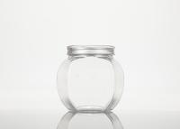 China Food Grade PET Plastic Jar Container With Aluminum Lids 65mm for sale