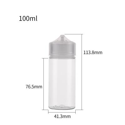 China 100ml 120ml E Liquid Bottle E Juice Bottles For E Cigarette for sale