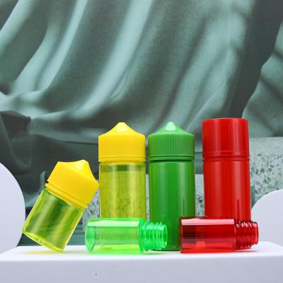 China Drip Resistant E Liquid Bottles Pet Plastic Dropper 60ml for sale
