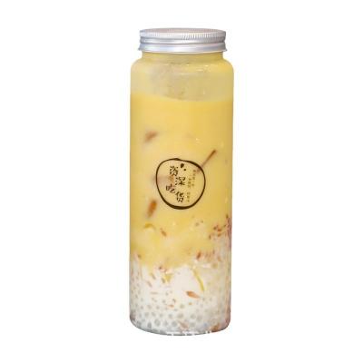 China 500ml Plastic Juice Bottle Round With Aluminium Lid for sale
