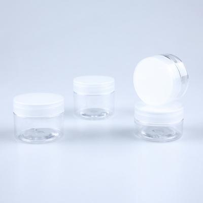 China Spill Proof Plastic Cosmetic Jar Customized Logo 60ml Design for sale