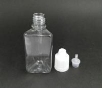 China 30ml Triangular Shape Plastic Bottle PET With Dropper Tip for sale
