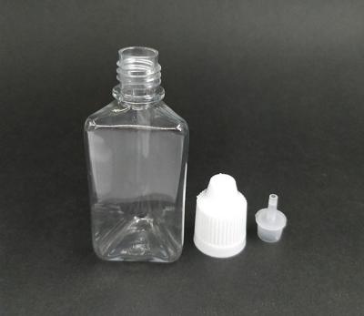 China 30ml Triangular Shape Plastic Bottle PET With Dropper Tip for sale