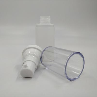China Artificial Moisturizer Cosmetic Plastic Bottle 30ml 50ml 60ml With Flip Top Closure for sale