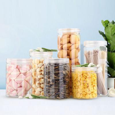 China Good Selling Plastic Jar with Screw Lid Pet Jar Bottle with Different Lid Plastic Jars for Cosmetics with Discount for sale