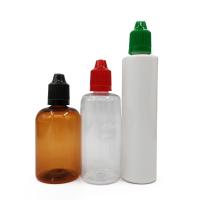 China 60ml 2oz Custom Plastic bottles With Pointed Cap for sale