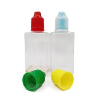 China 50ml Plastic bottles PET Material Square bottles for sale