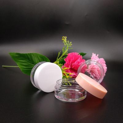 China Hot Sale PS Plastic Cosmetic Packaging 5g 10g 30g Jars For Face Cream for sale
