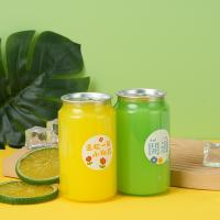 China Discount Plastic Can with Easy Open Lid Plastic Drink Can clear Plastic Soda Cans with Factory Supply for sale