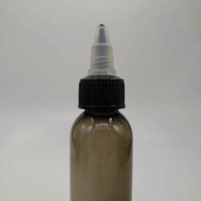 China Customized Label Panel Plastic Screw Top Bottles For Liquid Packaging for sale