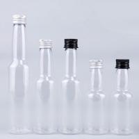 China Unique Juice Bottles For Wine Medium Clear Plastic Pet Bottles With Free Sample for sale