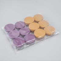 China Empty PS Plastic Face Cream Container 5g 10g 15g 20g cosmetic jar with colorful lids for sale
