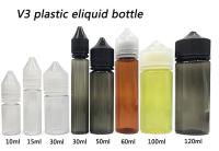 China 60 Ml Squat / Slenderness PET Plastic Squeeze Dropper Liquid Use Bottle With Child Tamper Proof Lid for sale