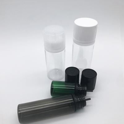 China 30ml Chubby Gorilla LDPE PET Plastic Unicorn Squeeze Bottle 10 Pack Dropper Bottle Transparent Black Reusable Child Proof for sale