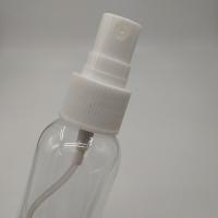 China Wholesale Custom 1Oz 2Oz 30Ml 50Ml150Ml Empty Transparent Clear Boston Round Spray Pump Plastic Pet Bottles For Alcohol for sale