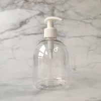 China Refillable 16oz Empty Amber 500ml Plastic PET Lotion Bottle With Pump For Shampoo for sale