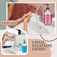 China 120ml 250ml 300ml 500ml Plastic Lotion Bottles Featuring Flip top Closure and Durable PMMA Plastic Varieties for Skincare Products for sale