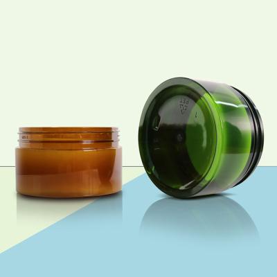 China Transparent Plastic Jars Containers Custom 2oz-8oz Capacity Paper Carton Packaging for sale