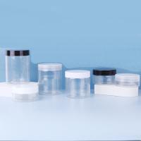 China 280ML Clear Plastic Container Cosmetic Jar With Lids for sale